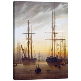 Posterlounge Leinwandbild Caspar David Friedrich