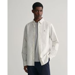 Gant Slim Fit Oxford-Stretchhemd mit Streifen
