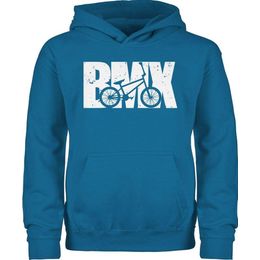 Shirtracer Hoodie Bmx Fahrrad weiß Kinder Sport Kleidung