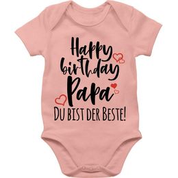 Shirtracer Shirtbody Happy Birthday Papa Strampler Baby Mädchen & Junge