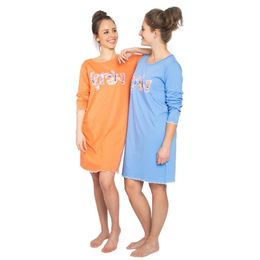 Consult-Tex Nachthemd Damen Nachthemd Big Shirt 2 Stück Packung DF855 (Spar Set