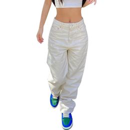 Opspring Loose-fit-Jeans Damen Baggy Jeans Y2K Low Waist Vintage Hose Cargohose Streetwear