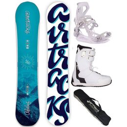 Airtracks Snowboard Damen Snowboard Komplett Set Orbelus »Mod. 22/23 (4er-Pack)