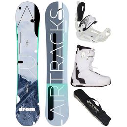 Airtracks Snowboard Damen Snowboard Komplett Set Drom Rocker »Mod. 22/23 (4er Pack)