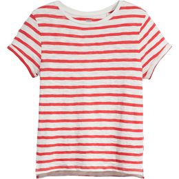 Levi's Levi's® T-Shirt, Baumwolle, fixierter Ärmelaufschlag, für Damen, rot, M