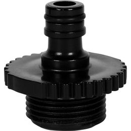 Einhell Anschlussstück, (1-tlg), Pumpen Adapter 33,3 mm (1) AG, schwarz