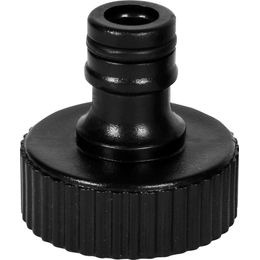 Einhell Anschlussstück, (1-tlg), Pumpen Adapter 33,3 mm (1) IG, schwarz