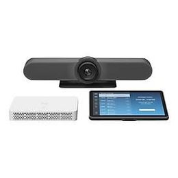 Logitech RoomMate + MeetUp + Tap IP - Kit für Videokonferenzen (Logitech MeetUp, Logitech Tap IP) - Zertifiziert für Microsoft Teams, Certified for Zoom Rooms, RingCentral Certified