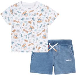 Levi's® kids Levi's® Kids Shirt & Shorts Surfing Doodle (Set, 2-tlg) for Baby BOYS