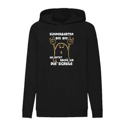 G-graphics Hoodie Kindergarten Bye bye – Ab jetzt rocke ich die Schule Kinder Hoodie / Kapuzenpullover