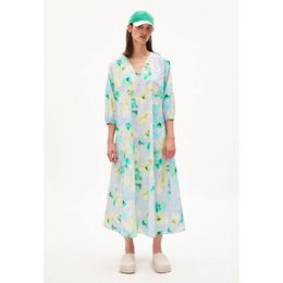 armedangels Maxikleid AARVILIN AQUA FLORAL Damen (1-tlg)