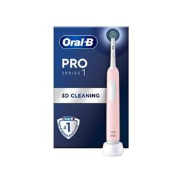 Oral-B Elektrische Zahnbürste Pro1 Pink + Extra Brush Head