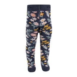 Ewers Strumpfhose Strumpfhose GOTS Blumen allover hoher Baumwollanteil