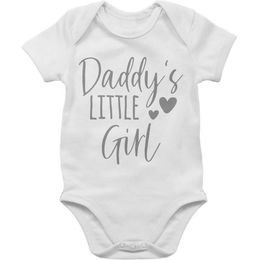 Shirtracer Shirtbody Daddy's little Girl I Papas kleines Mädchen Geschenk Vatertag Baby