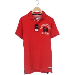 Superdry Herren Poloshirt, rot