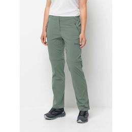 Jack Wolfskin Zip-off-Hose GLASTAL ZIP OFF PANTS W, grün