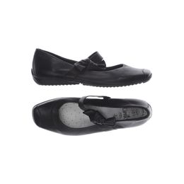 Caprice Damen Ballerinas, schwarz