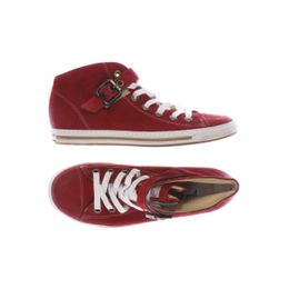 Paul Green Damen Sneakers, rot, Gr. 6