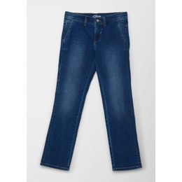 s.Oliver 5-Pocket-Jeans Jeans Pete / Regular Fit / Mid Rise / Straight Leg Waschung