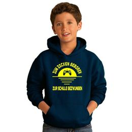 coole-fun-t-shirts Hoodie ZUM ZOCKEN GEBOREN