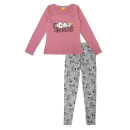 United Labels® Schlafanzug The Peanuts Snoopy Schlafanzug Damen