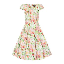 Hearts & Roses London A-Linien-Kleid Larisa Floral Swing Dress Rockabella Vintage Retro