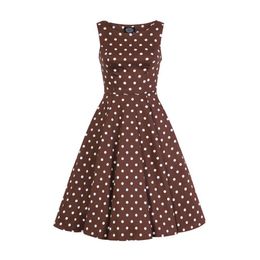 Hearts & Roses London A-Linien-Kleid Cindy Polka Dot Swing Dress Rockabella Vintage Retro