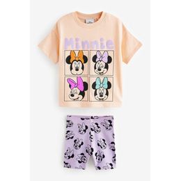 next T-Shirt & Shorts Minnie Mouse Radlerhose und T-Shirt im Set (2-tlg)