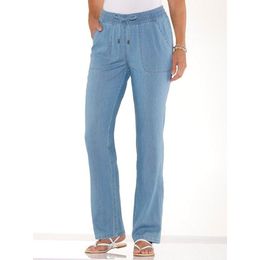 Sieh an! Bequeme Jeans, blau