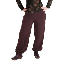 Vishes Fleecehose Warme Damen Hose Winterhose Haremshose Fleecehose Thermohose Pluderhose