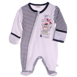 La Bortini Strampler Overall Baby Schlafanzug 44 50 56 62 68 74 80 86 Schlafoverall