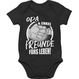 Shirtracer Shirtbody Opa & Enkel Freunde fürs Leben! Partner-Look Familie Baby