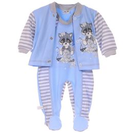 La Bortini Strampler Strampler und Hemdchen Set 2Tlg Baby Anzug 50 56 62 68