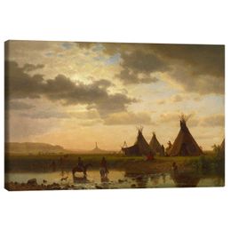 Posterlounge Leinwandbild Albert Bierstadt
