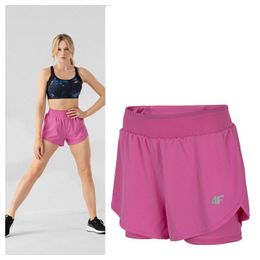 4F Leggings 4F - Damen Trainingsshorts "Shorts in Shorts"