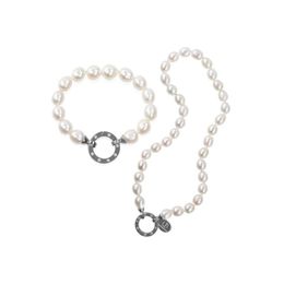 Célia von Barchewitz Perlenketten-Set "Zeitlos Schön" (Armband mit kurzer Halskette