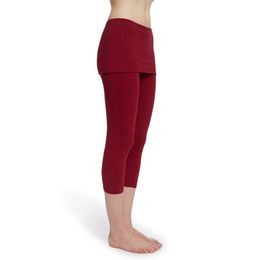 ESPARTO Yogahose Capri, 3/4-Yoga-Rockhose Thanda mit Rockelement