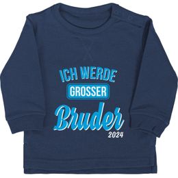 Shirtracer Sweatshirt Ich werde großer Bruder 2024 Großer Bruder