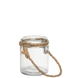 buttinette Glas-Windlichter, 12 cm, 9,5 cm Ø, 4 Stück