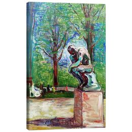 Posterlounge Leinwandbild Edvard Munch