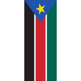 flaggenmeer Flagge Flagge Südsudan 110 g/m² Hochformat