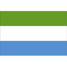 flaggenmeer Flagge Sierra Leone 160 g/m² Querformat