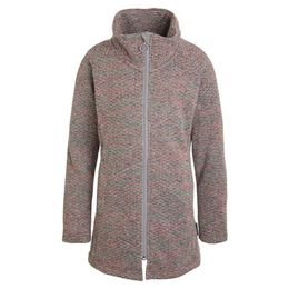 Elkline Fleecejacke Bubble Gum Fleecemantel mit Stehkragen