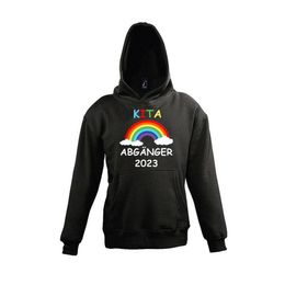 Youth Designz Kapuzenpullover Kita Abgänger 2023 Kinder Hoodie mit süßem Regenbogen Frontaufdruck