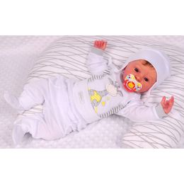 La Bortini Body & Hose Baby Anzug 3Tlg Body Hose und Mütze 44 50 56 62