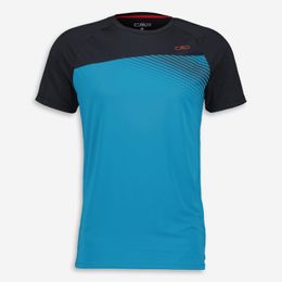 TK Maxx Blaues T-Shirt mit schwarzem oberem Teil