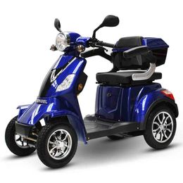 E-Scooter 4 Räder ECO ENGEL 510 Blau, 25 Km/h Blei Akku