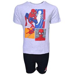 Spiderman Schlafanzug Marvel (2 tlg) Jungen Pyjama Set kurz