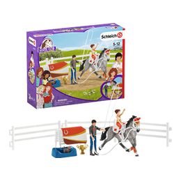 Schleich HC Mias Voltigier-Reitset Spielfigurenset, Mehrfarbig