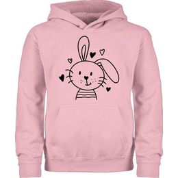 Shirtracer Hoodie Hasen Schlappohr Osterhase Geschenk Ostern